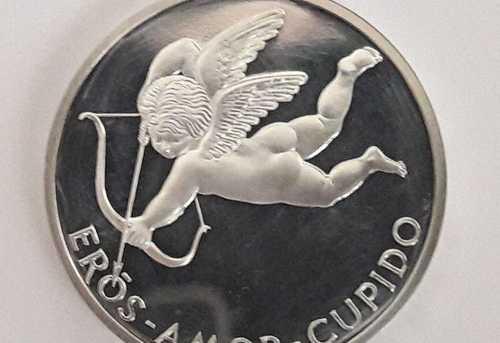 Медаль подарочная. серебро 999