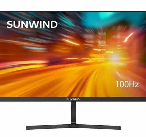 SunWind 27" SM-27FI221 черный IPS LED 16:9 hdmi M/M матовая 300cd 178гр/178гр 1920x1080 100Hz G-Sync