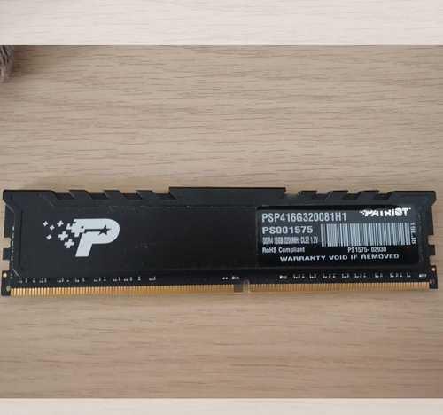 Оперативная память ddr4 16gb patriot