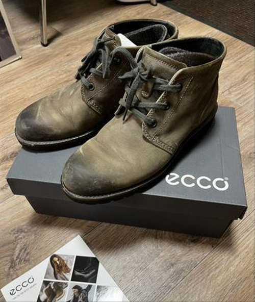 Мужские ботинки ecco 42 из натуральной кожи