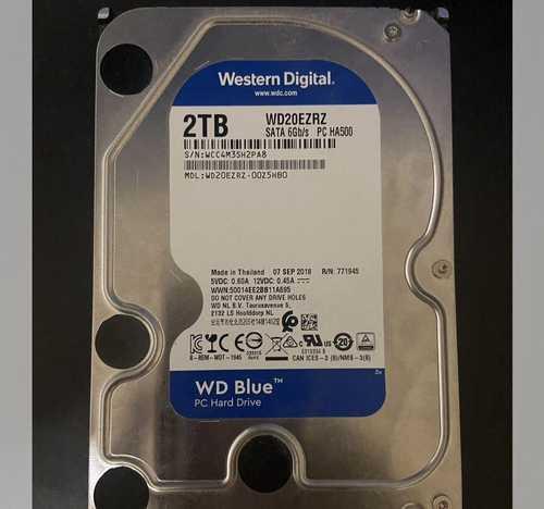 Жесткий диск (HDD) WD 2TB