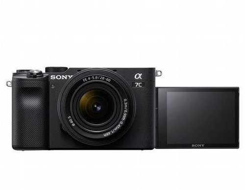 Камера Sony A7C SLR корпус body, черный