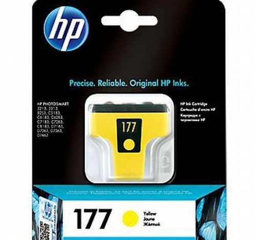 Картридж HP C8773HE (№177, yellow) Оригинал