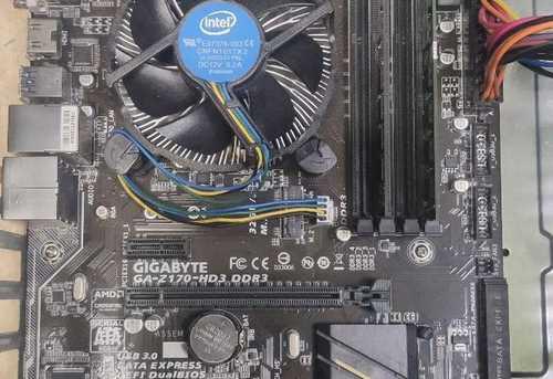 Материнская плата Gigabyte GA-Z170-HD3 DDR3 cG3930