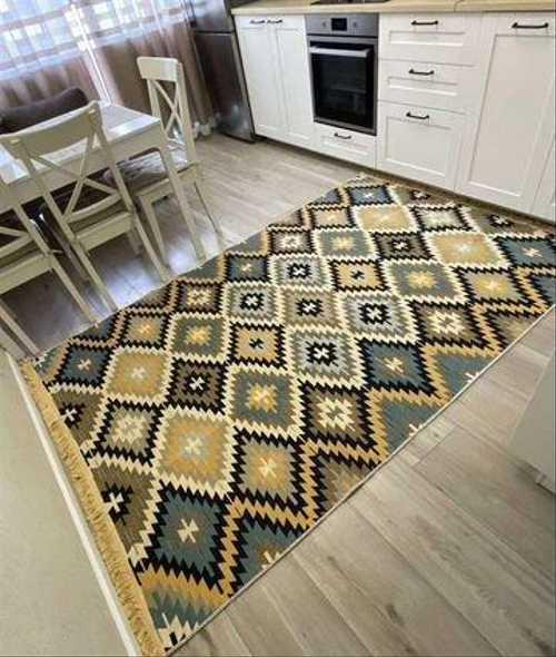 Ковер безворсовый килим турецкий хлопковый