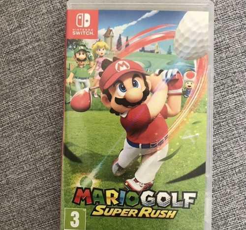 Картридж nintendo switch "mario golf super rush"