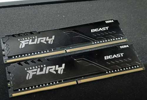 Kingston fury beast DDR4 16gb (8+8) 3200mhz