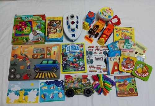 Развивающие игрушки и книги пакетом
