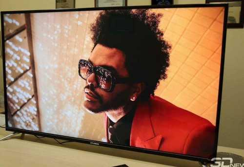 Телевизор большой, новый hyundai 4к 55дюймов