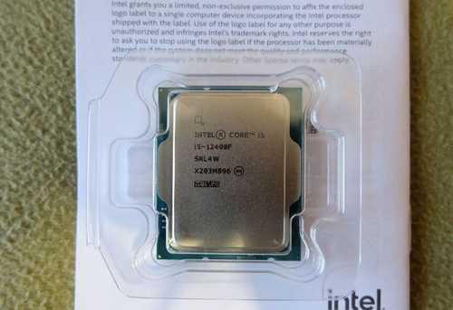 Процессор Intel core i5 12400f новый