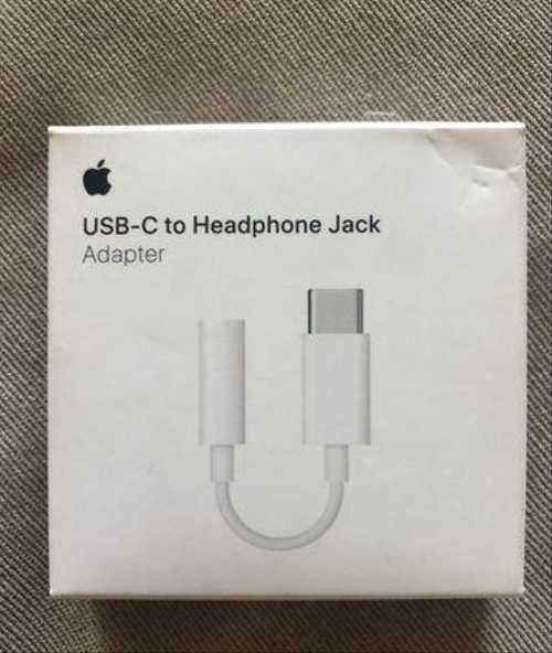 Адаптер Apple USB Type-C -3,5 mm