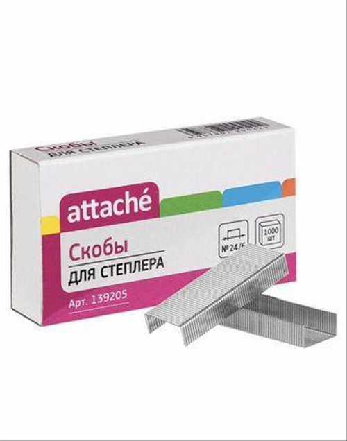 Скобы для степлера N24/6 Attache