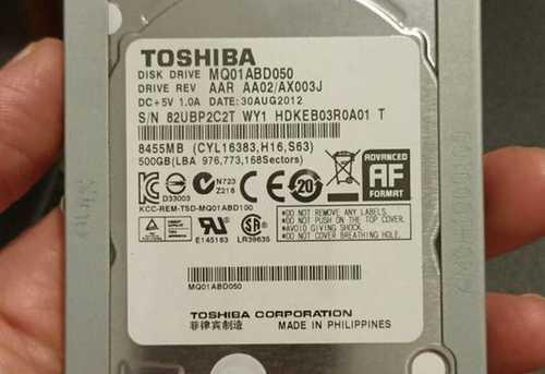 Жесткий диск toshiba MQ01ABD050, 500 GB
