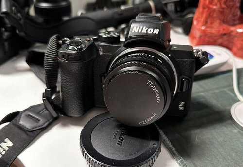 Nikon Z50 + TTArtisan 50mm f2