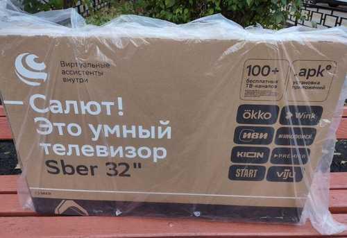 Телевизор Sber 32" HD новый В коробке