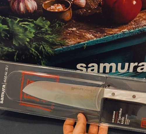 Нож "Samura Harakiri Akril" Сантоку, 175 мм