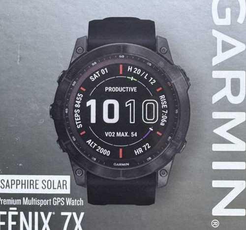 Garmin Fenix 7X Sapphire Solar DLC Titanium