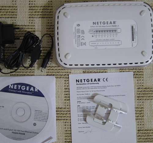 Коммутатор netgear FS608 (новый)