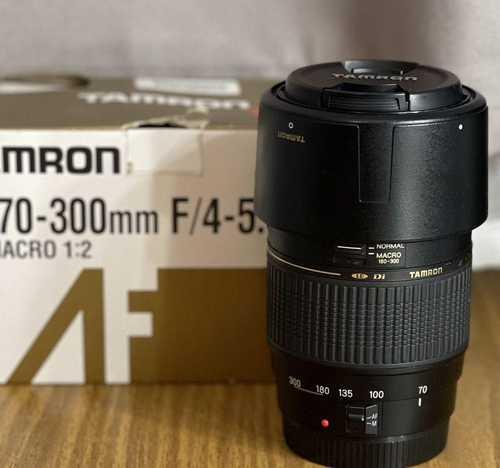 Объектив tamron AF 70-300mm F/4-5.6 для Canon