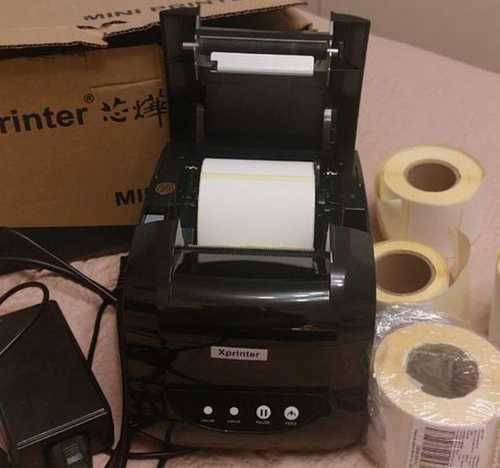 Термопринтер xprinter 365b для печати этикеток