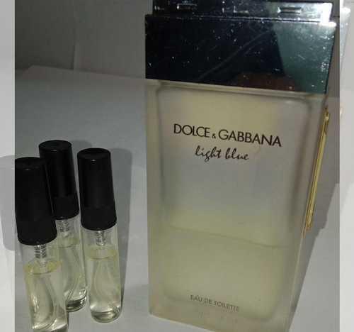 Туалетная вода тестер dolce&gabbana lait blu