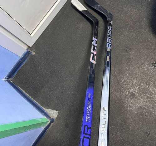 Клюшки хоккейные ccm и bauer