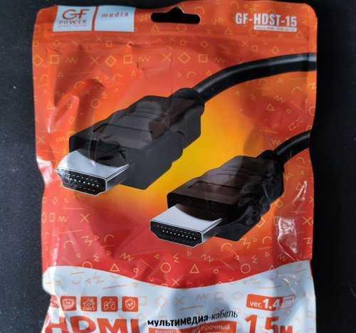 Кабель hdmi-hdmi 1.5 метра