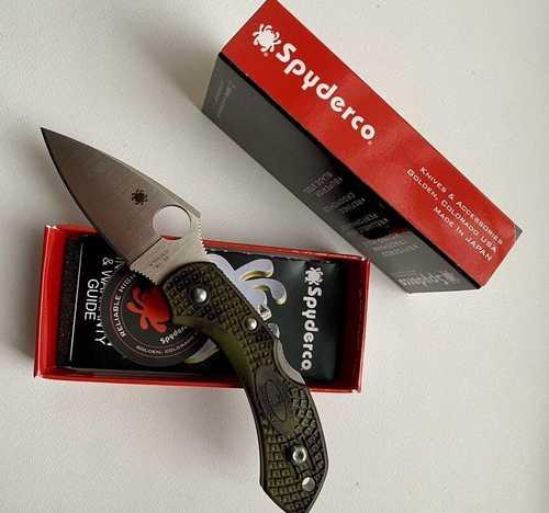 Складной нож Spyderco Dragonfly 2 FRN Zome Green