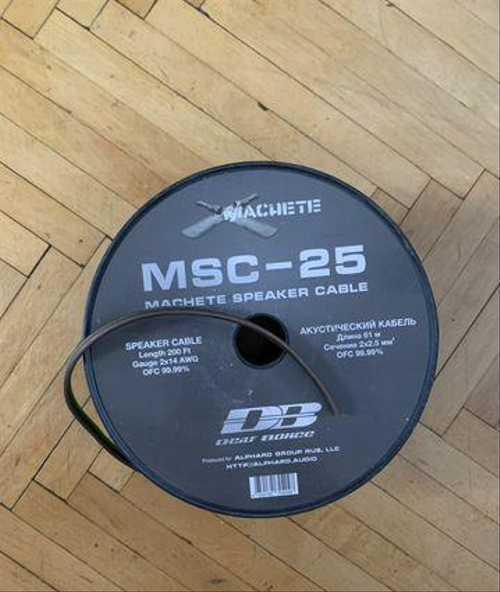 Акустический кабель Machete MSC-25 2х2.5мм2 от 12м