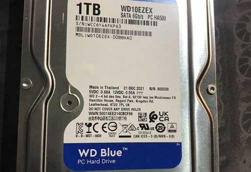 Жесткий диск 1 тб WD Blue (WD10ezex)