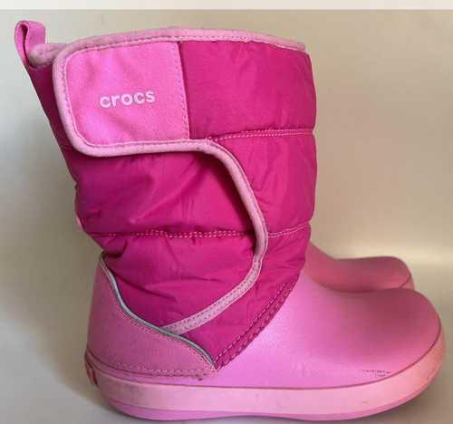 Сапоги сноубутсы Crocs J4