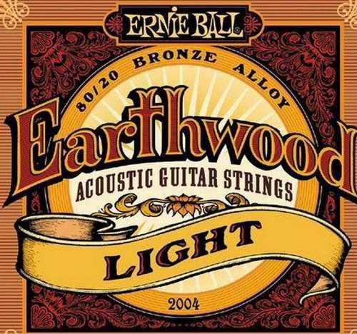 Ernie Ball 2004 струны для акустической гитары Ea