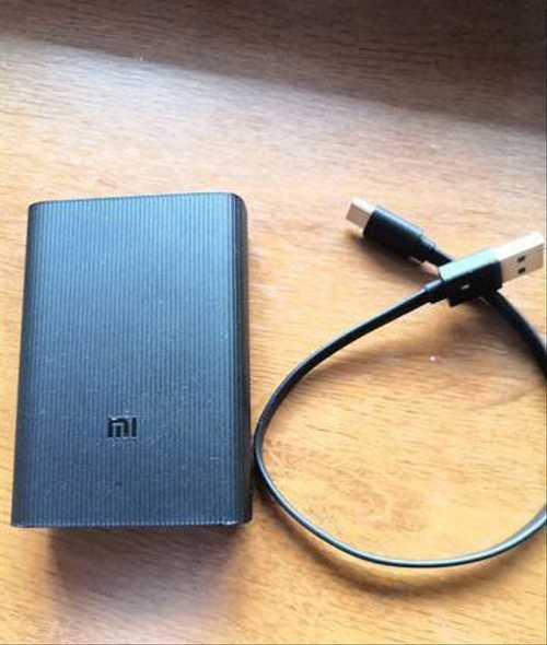 Повербанк 10000mah Mi Power Bank 3 Ultra compact