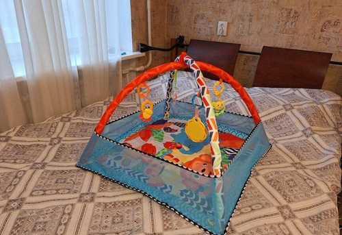 Детский коврик с игрушками развивающий "Play Gym"