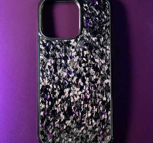 Чехол из кованого карбона iPhone 15 pro max
