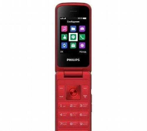 Philips E255 Xenium Red (красный)