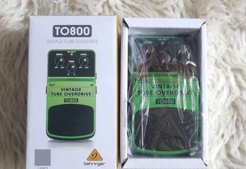 Педаль овердрайва Behringer TO800
