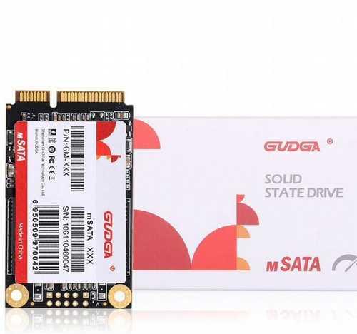 Новые msata 2242 SSD 128 Гб диски gudga