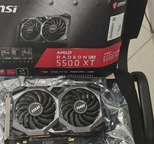 Видеокарта RX 5500 xt Msi Mech