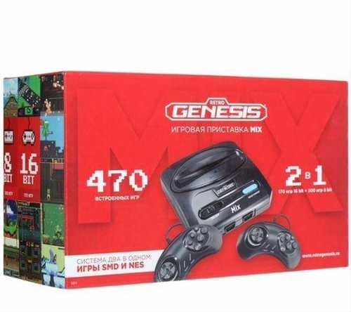 Игровая приставка Retro Genesis Mix + 470 игр