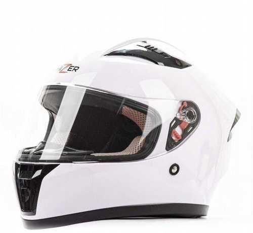 Шлем мото интеграл hizer 532 white