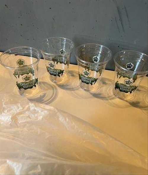 Одноразовые пет стаканы опт 0,4 и 0,3