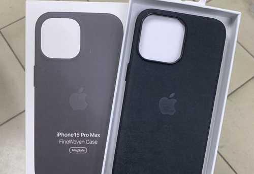 Чехол на iPhone 15 Pro Max FineWoven Case Black