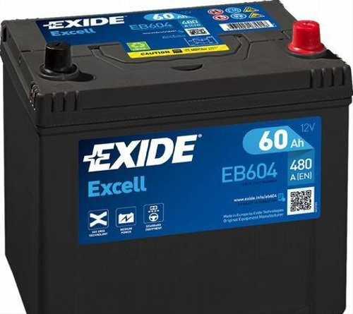 Аккумулятор автомобильный Exide Excell 60R (480A 2