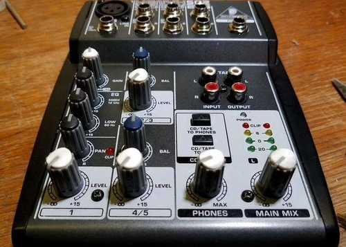 Микшерный пульт behringer xenyx 502