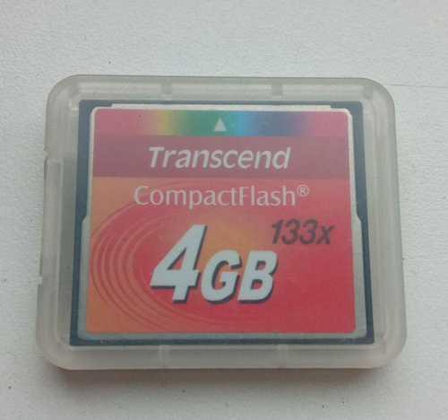 Карта памяти transcend cf 4gb 143x