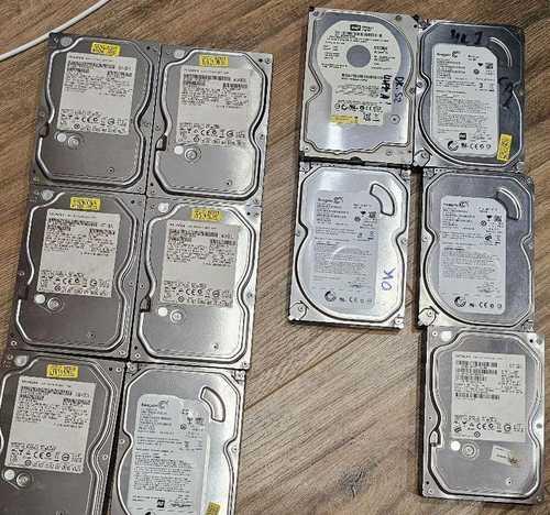 Жесткий диск SATA Hitachi, Seagate