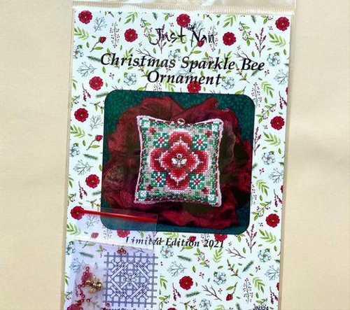 Схема для вышивки Just Nan Sparkle Bee ornament