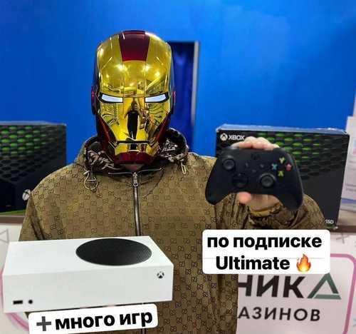 Xbox Series S   Подписка Ultimate / 500 Игр