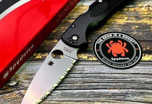 Нож складной Spyderco SC244SBK Native Chief, Serra